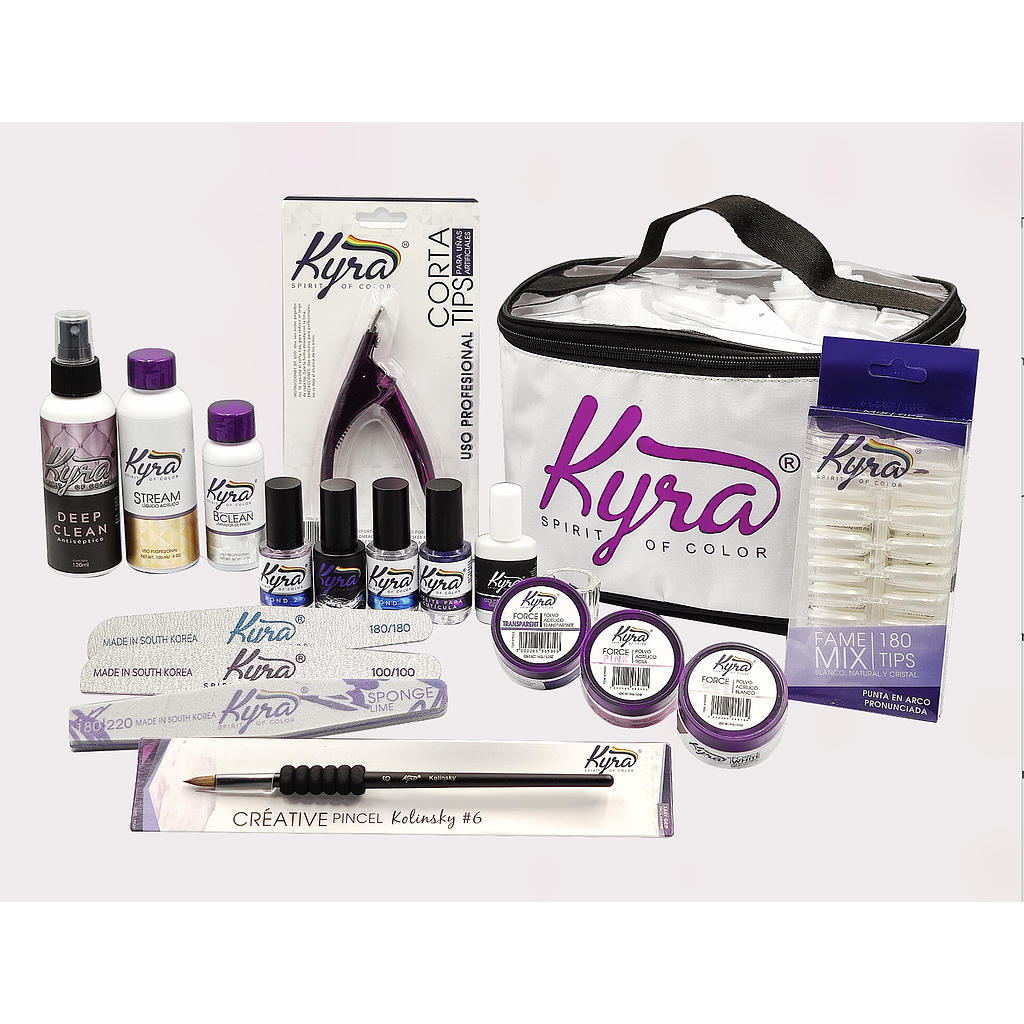Kyra Spirit - My First Experience Kit basico de Acrilico | MAKEMORE