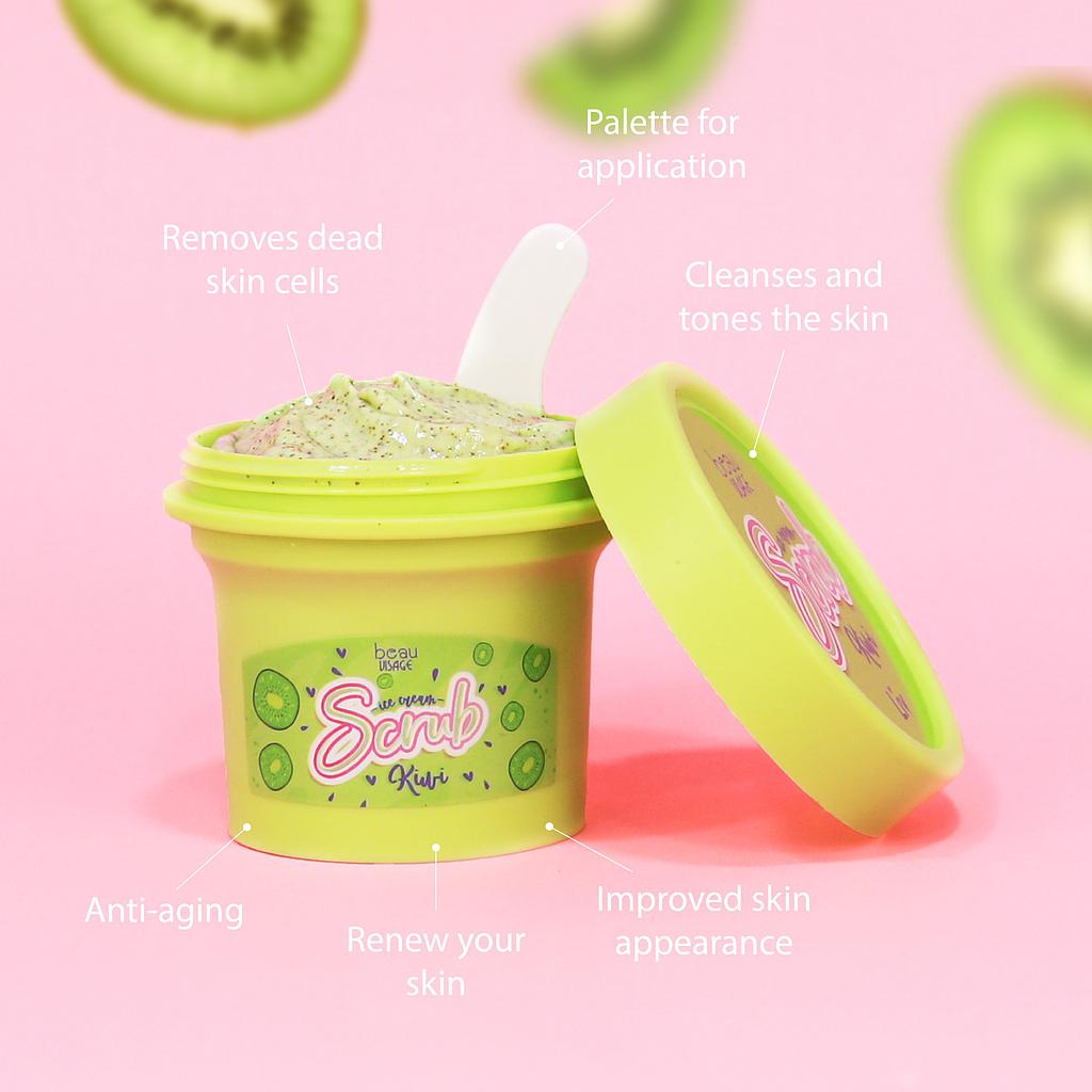 Beau Visage - Ice Cream Scrub Kiwi | MAKEMORE
