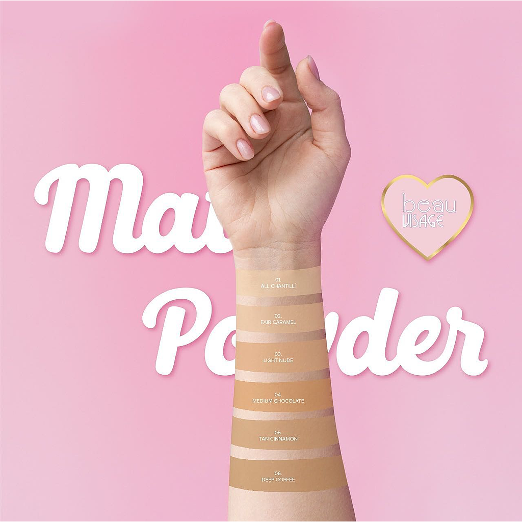 Beau Visage - Base en Polvo Compacto Deep Coffee FA-041-6 | MAKEMORE
