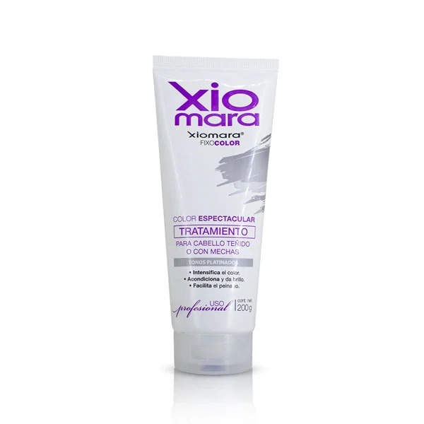 Xiomara - MASCARILLA FIXOCOLOR PLATINO 200 GR | MAKEMORE