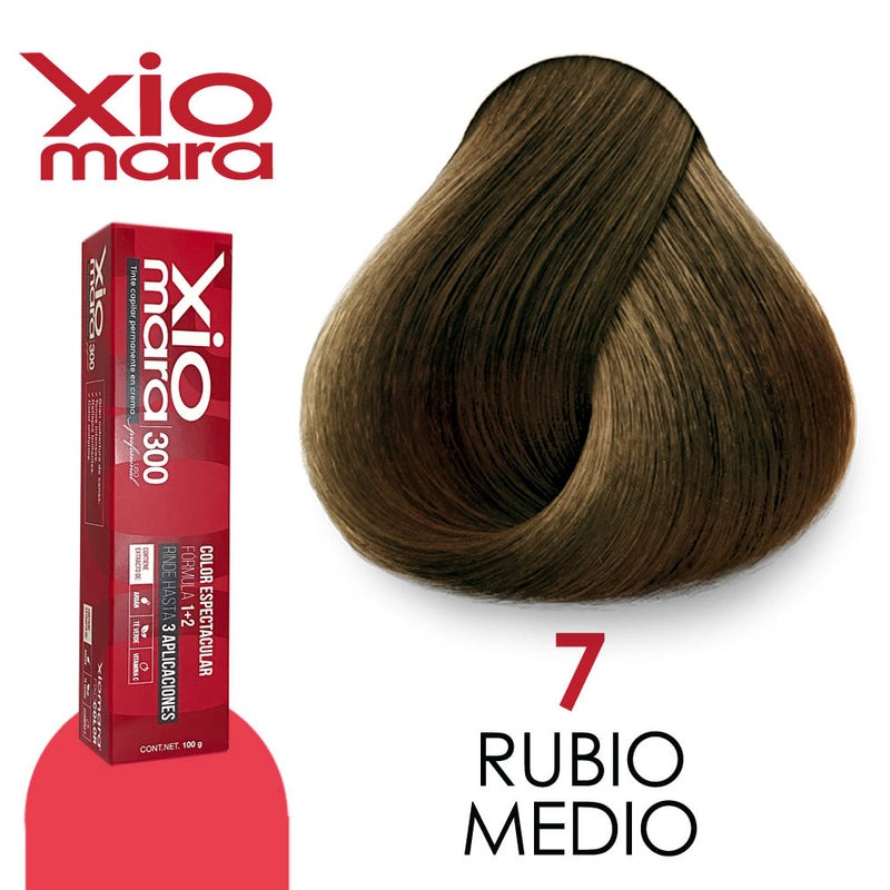 Xiomara - TINTE 300 7.0 Rubio Medio | MAKEMORE