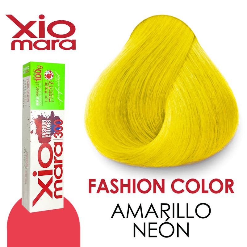 Xiomara - TINTE XIOMARA 300 FASHION AMARILLO NEON | MAKEMORE