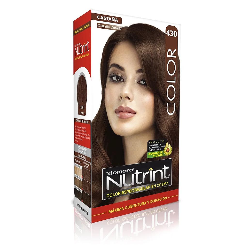 Xiomara - TINTE NUTRINT SINGLE PACK 430 Castaño Dorado | MAKEMORE