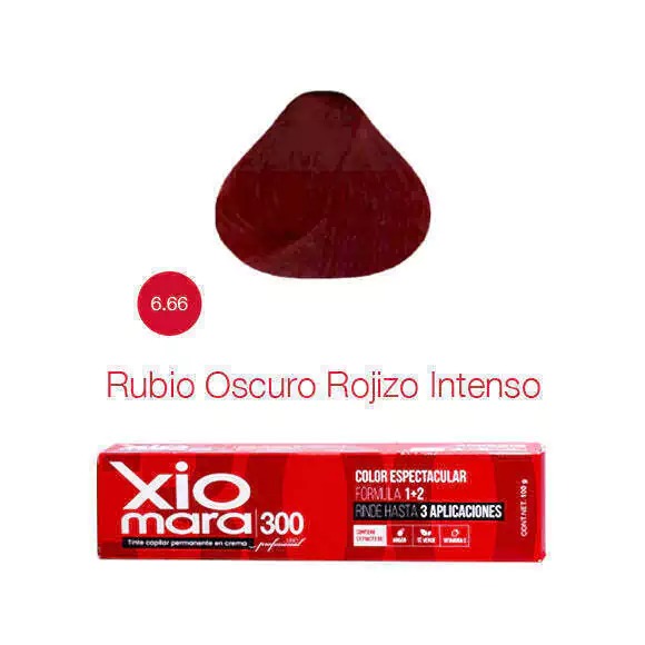 Xiomara - 300 6.66 Rubio Oscuro Rojizo Intenso | MAKEMORE