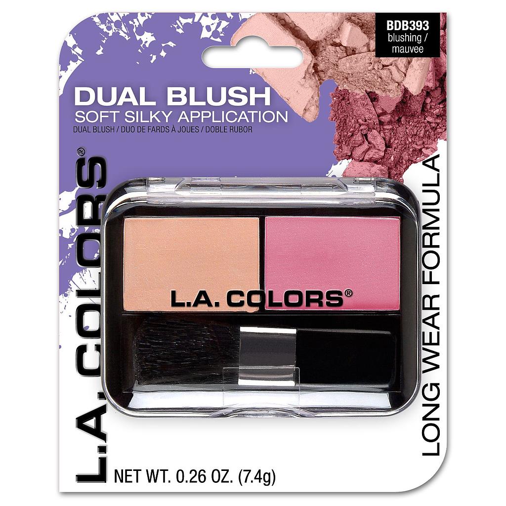 La Color - Rubor Dual Blush -Mauve CBD393 | MAKEMORE