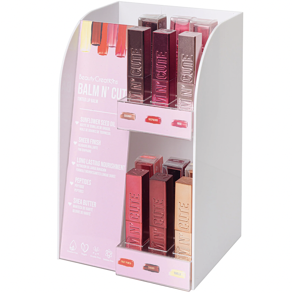 Beauty Creations - Balm N' Cute Display 36 Unidades + Tester | MAKEMORE