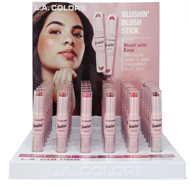 La Colors - Rubor Duo en Crema Blushin' Blush Stick CPD526 Display 36 ...