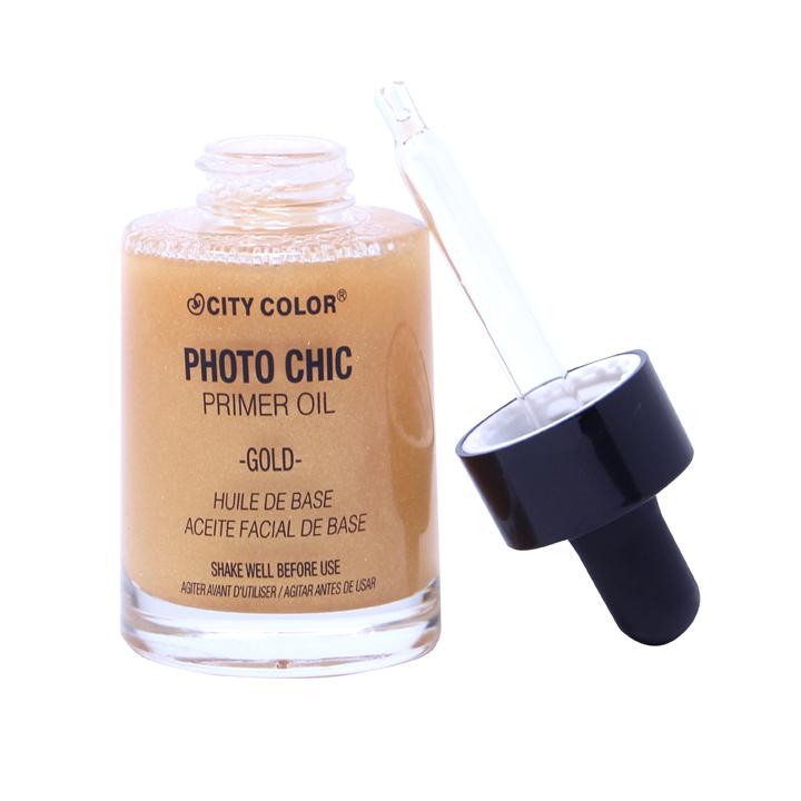 City Color - Primer oil Gold | MAKEMORE