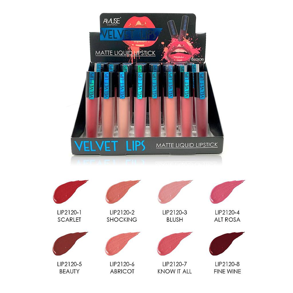 Amuse - Matte Liquid Lips, Pack de 8 unidades | MAKEMORE