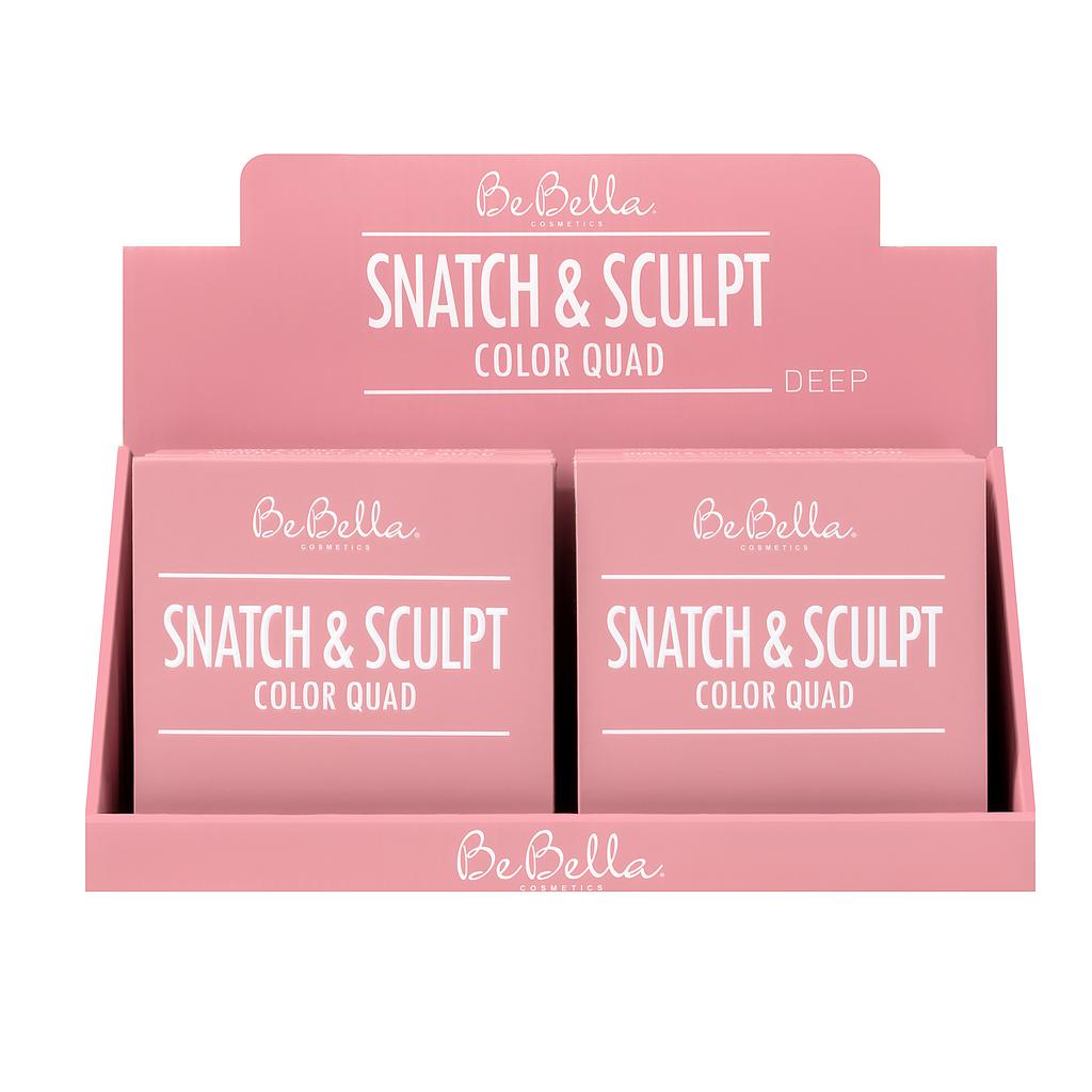 Bebella - Display 12 Unidades Snatch & Sculpt Color Quad Deep | MAKEMORE